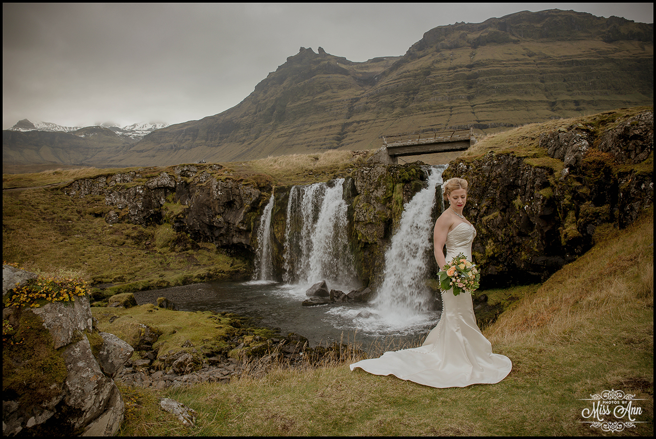Iceland Wedding Photos at Kirkjufellsfoss Waterfall | Iceland Wedding ...