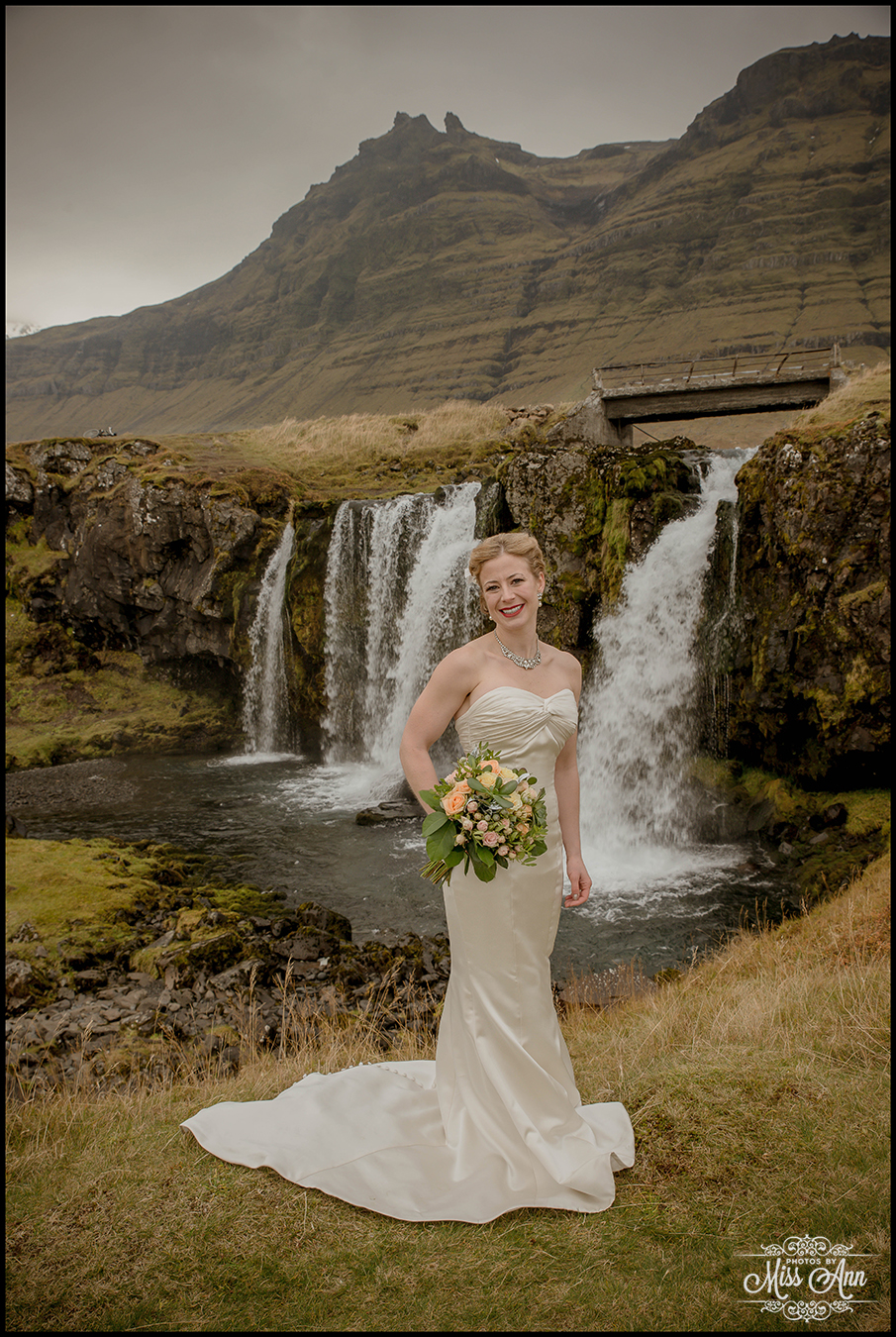 Iceland Wedding Photos at Kirkjufellsfoss Waterfall | Iceland Wedding ...
