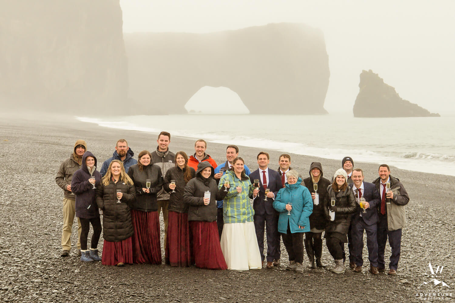 Spectacular September Iceland Wedding with Guests