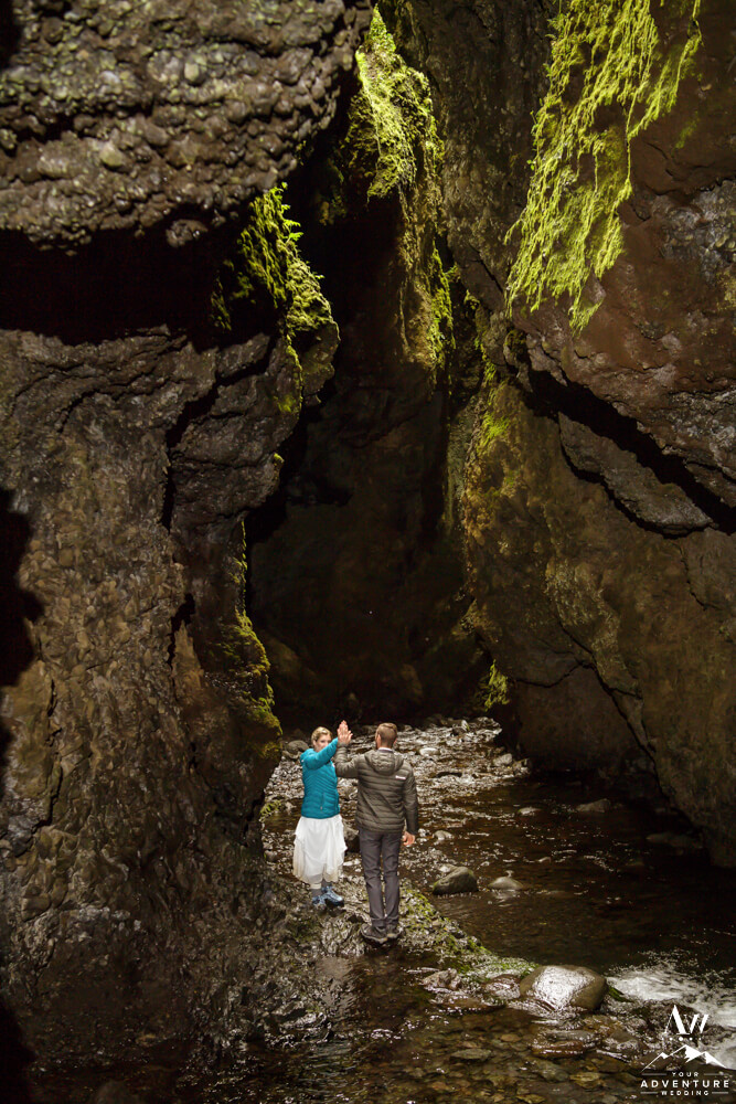 Discovering Nauthúsagil Waterfall | Iceland Wedding Planner