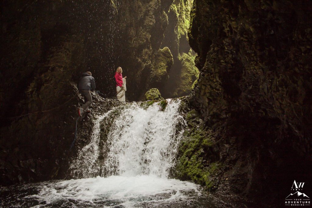 Discovering Nauthúsagil Waterfall | Iceland Wedding Planner