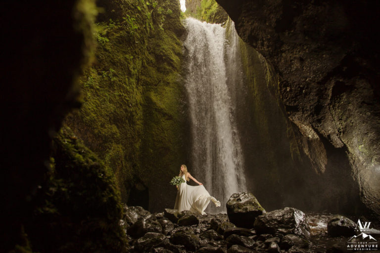 Discovering Nauthúsagil Waterfall | Iceland Wedding Planner
