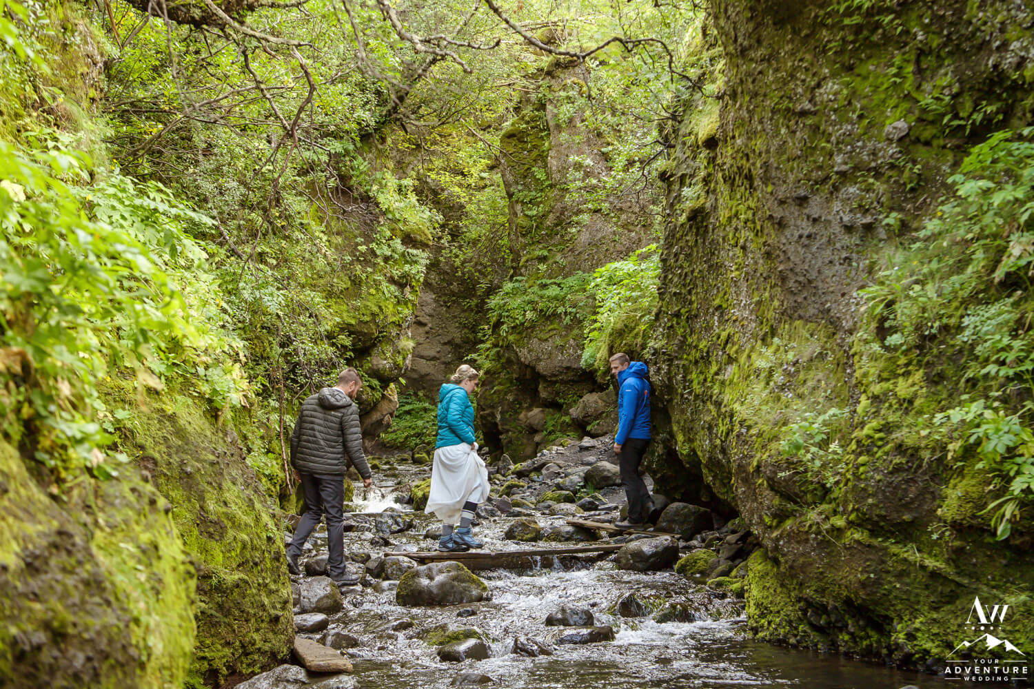Discovering Nauthúsagil Waterfall | Iceland Wedding Planner