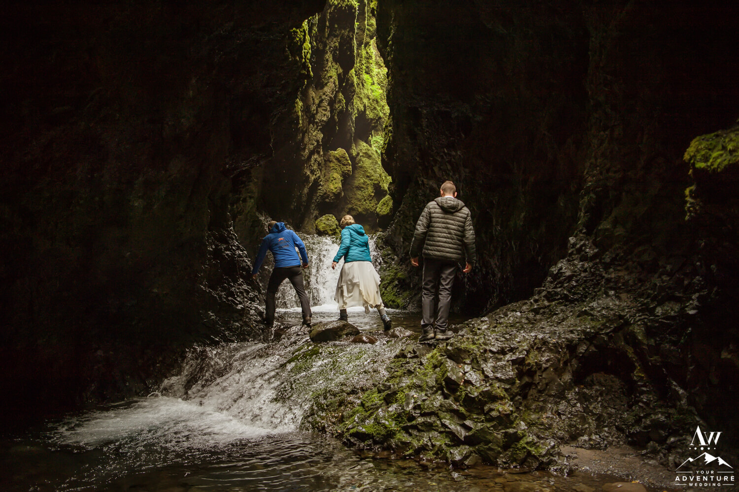 Discovering Nauthúsagil Waterfall | Iceland Wedding Planner