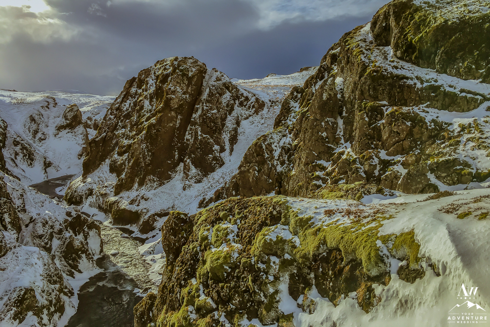 Waterfall Near Reykjavík: Helgufoss | Iceland Wedding Planner