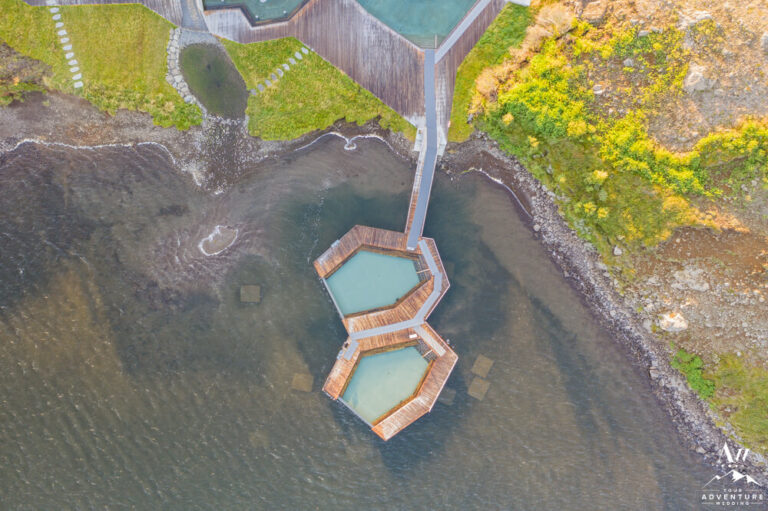 Icelandic Floating Pools: Vök Baths | Iceland Wedding Planner