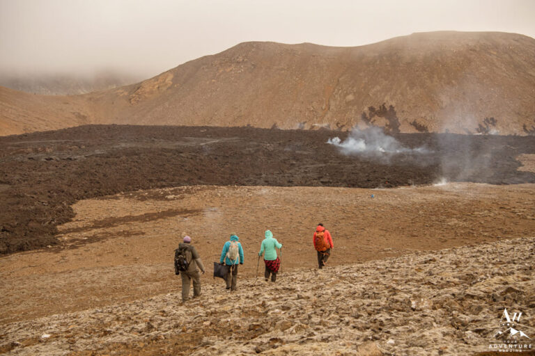 Volcano Eruption Wedding Photos | Iceland Wedding Planner