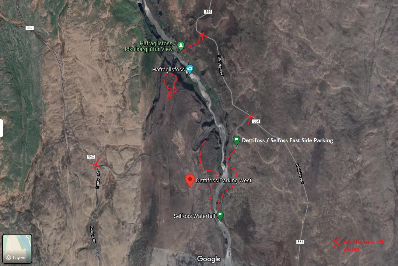 Finding Dettifoss, Hafragilsfoss, & Selfoss Waterfall