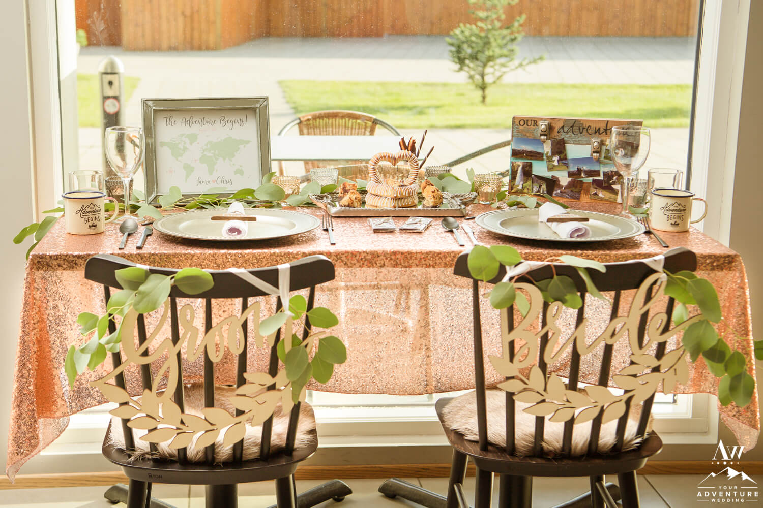 Styled Elopement Reception Table | Iceland Wedding Planner