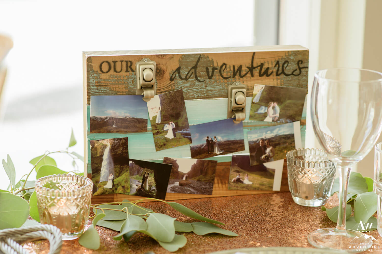 Styled Elopement Reception Table | Iceland Wedding Planner