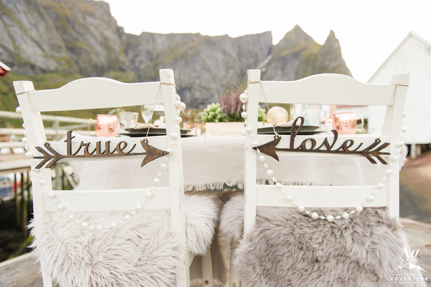 Styled Elopement Reception Table | Iceland Wedding Planner