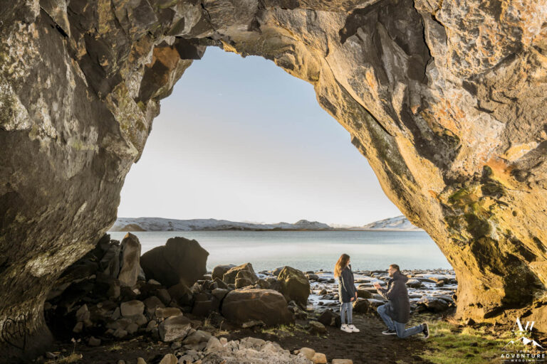 Surprise Cave Proposal: Mukund + Jinkal | Iceland Wedding Planner