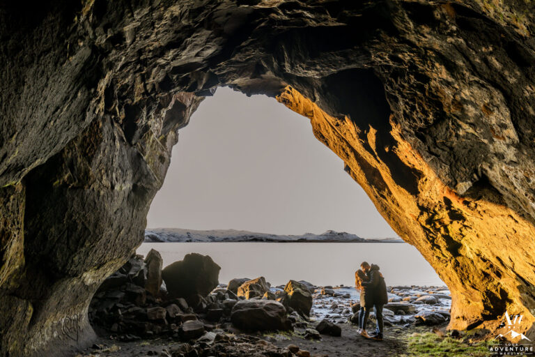 Surprise Cave Proposal: Mukund + Jinkal | Iceland Wedding Planner