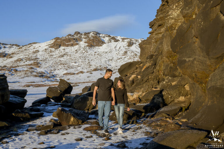 Surprise Cave Proposal: Mukund + Jinkal | Iceland Wedding Planner