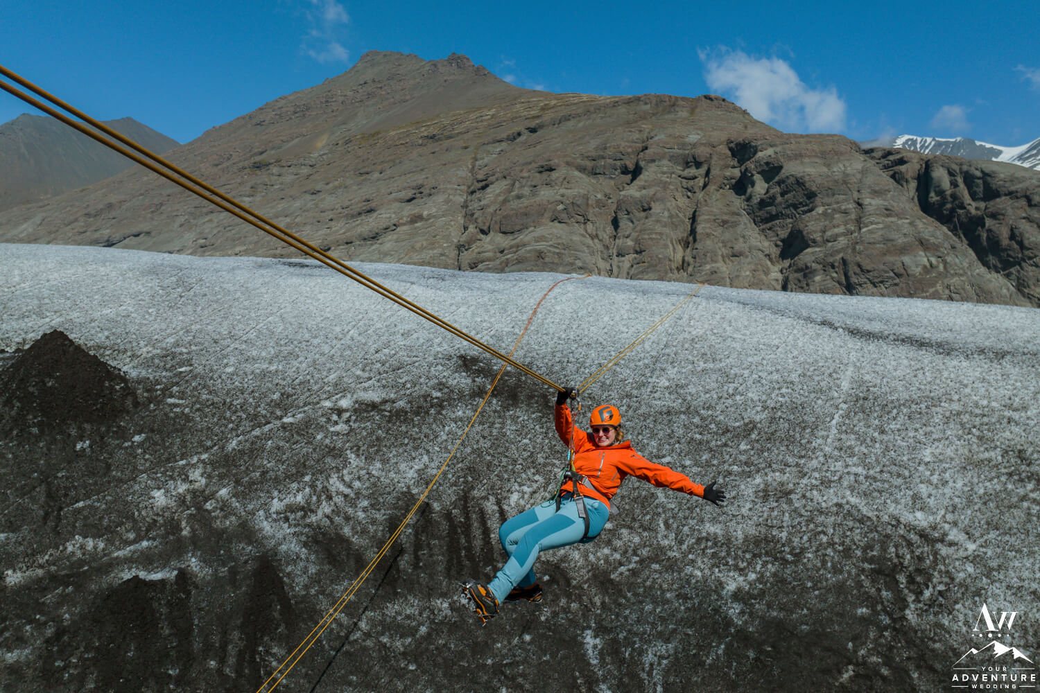 World's First Glacier Zipline | Iceland Wedding Planner
